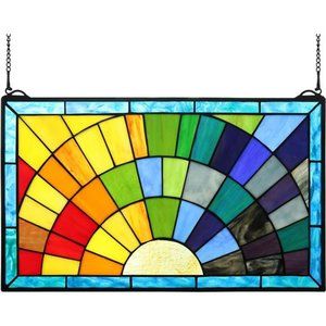 Accents | Tiffany Stained Glass Window Panels 2 X 12 Inches ...